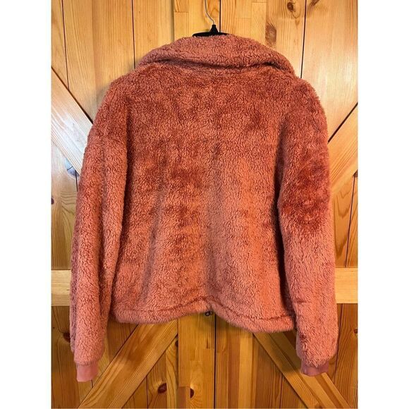 Joy Joy | Jackets & Coats | Joy Lab Womens Orange Fleece Jacket Size ...